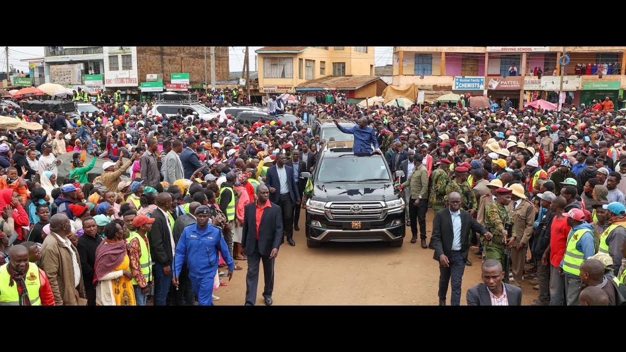 LIVE,,,RUTO! RUTO! RUTO!,,,WELCOMED LIKE A KING IN HOMEGROUND OF DP ...