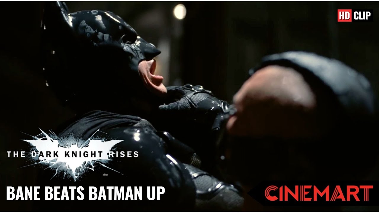 THE DARK KNIGHT RISES (2012) | Bane beats Batman up | Bane vs Batman ...