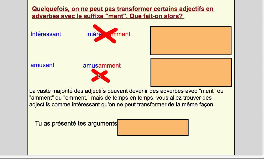 Memes Adverbe Adjectif Liste Des Adverbes En Français (cycle 3)