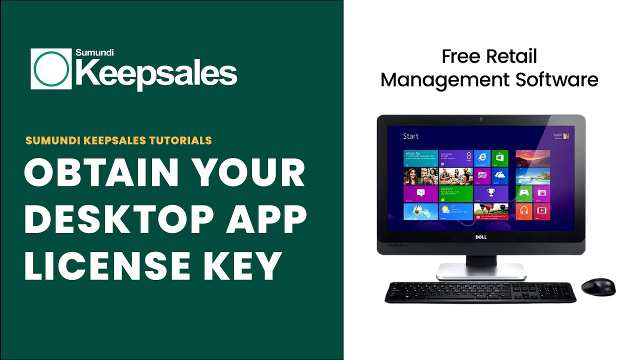 How To Obtain Your Desktop App License Key - Sumundi Keepsales - YouTube