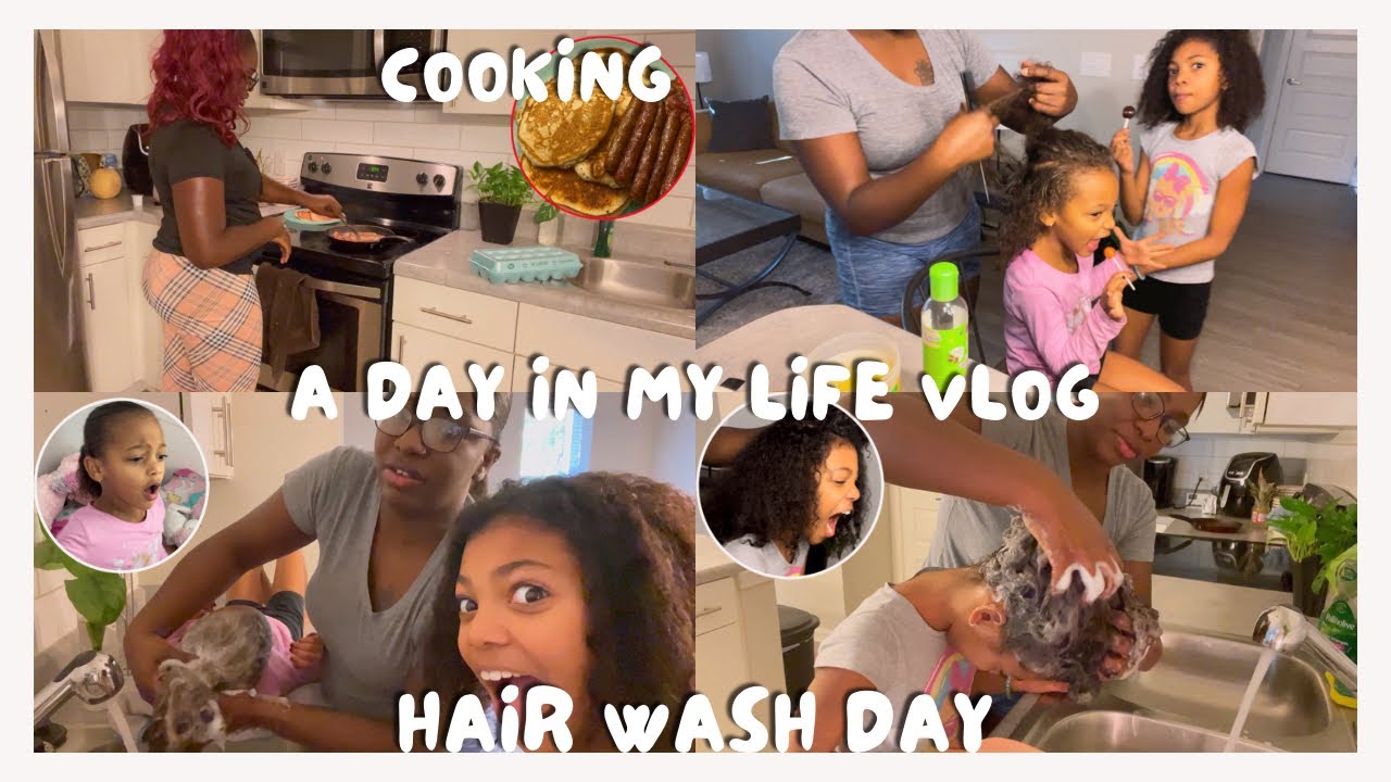 KIDS HAIR WASH DAY ROUTINE: How We Do It - YouTube