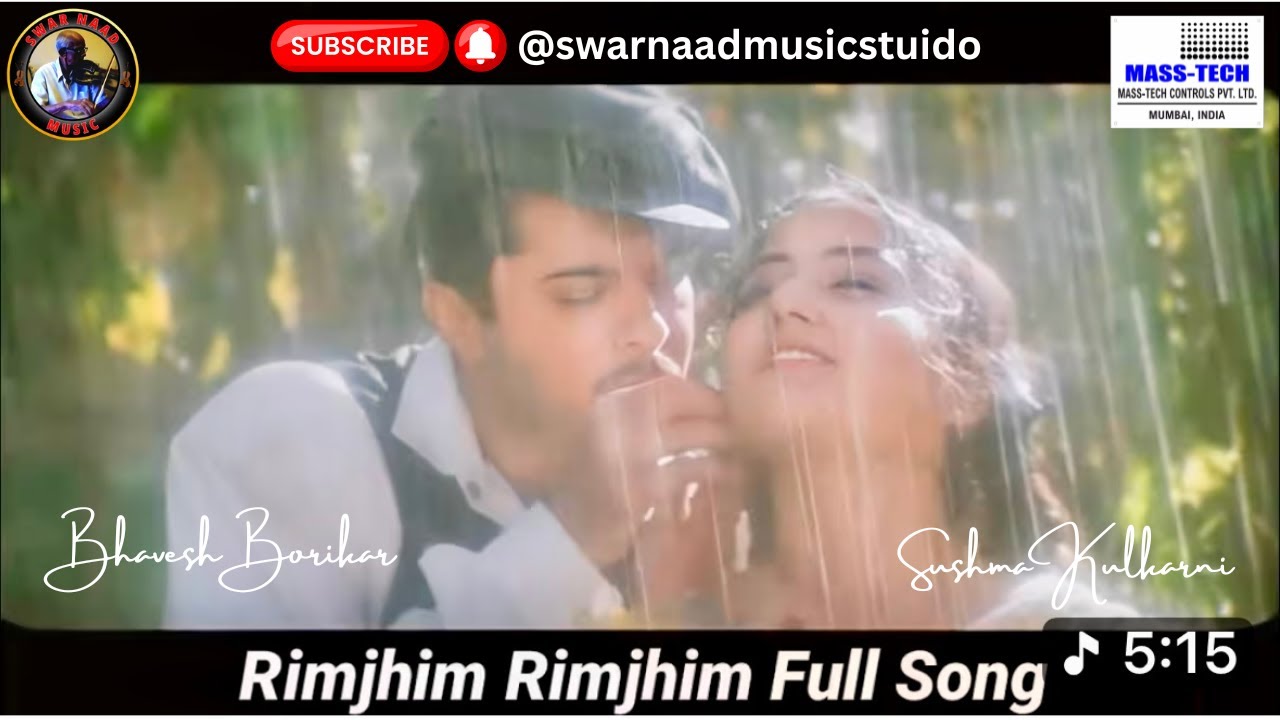 Rim Jhim Rim Jhim | Kumar Sanu | Anil Kapoor | Manisha | 1942 Love ...