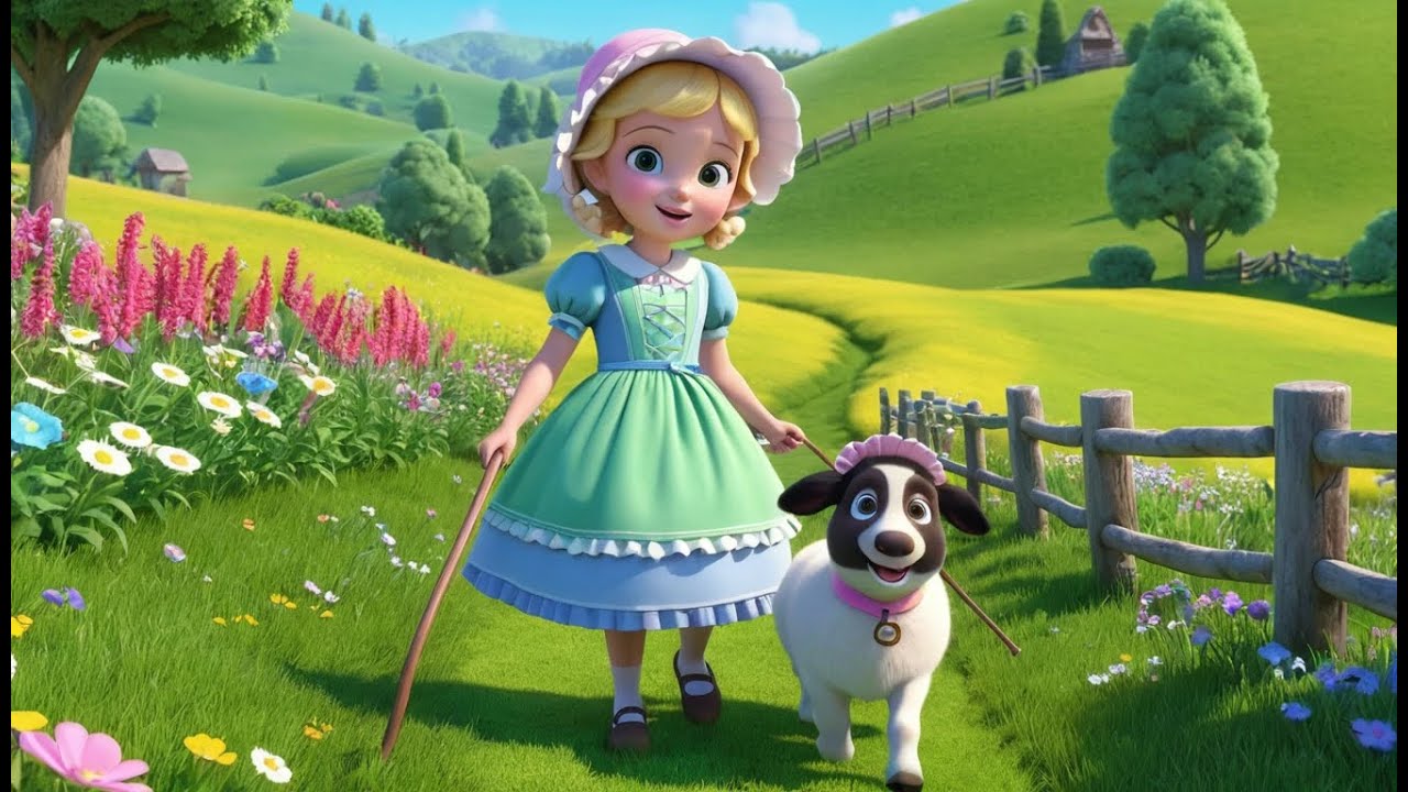 Little Bo Peep Rhyme Song | Popular Nursery Rhyme for Kids ...