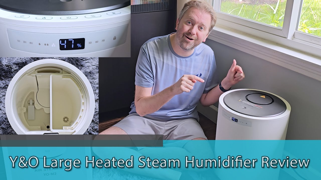 PERFECT FOR LARGE ROOMS - Y&O Heated Steam Humidifier Review - YouTube