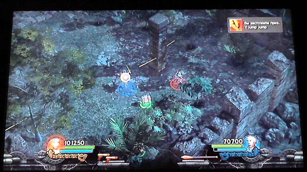 Lara Croft and the Guardian of Light PS3 Co-op часть2 - YouTube