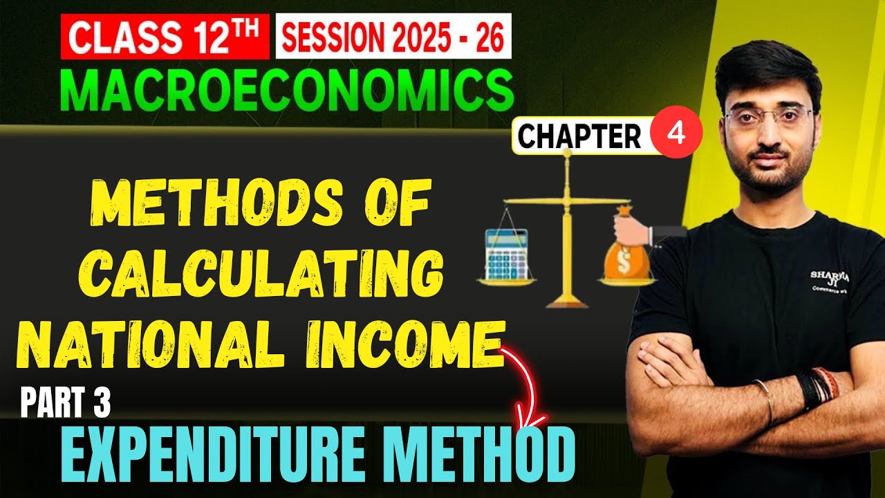 EXPENDITUR METHOD Method of calculating National Income Class 12 ...
