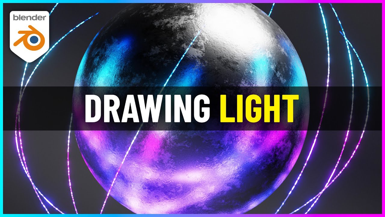 How to DRAW with Light in Blender! - YouTube