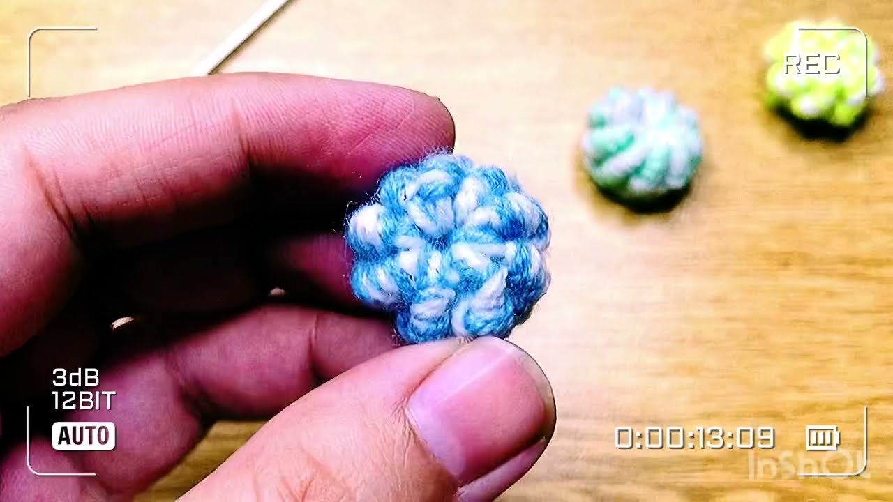 Crochet button for beginners/ easy crochet button - YouTube
