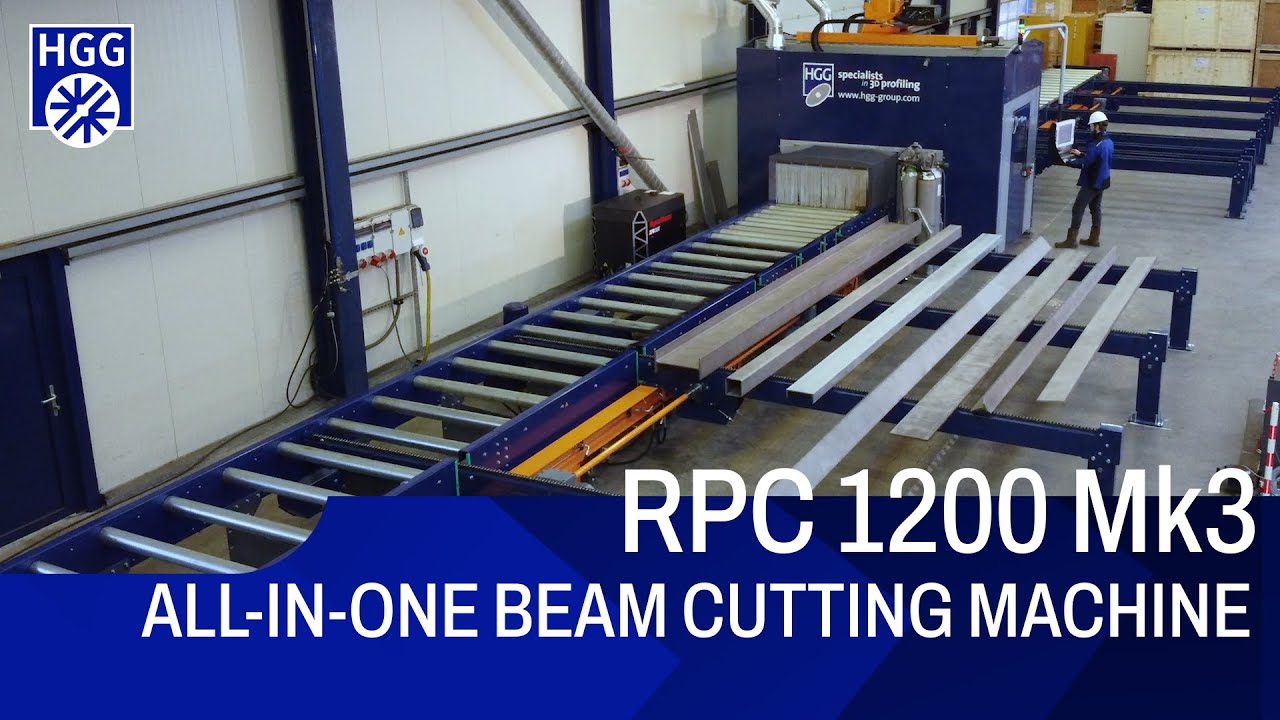 RPC 1200 Mk3 - The Next Generation Beam Coping Machine - YouTube