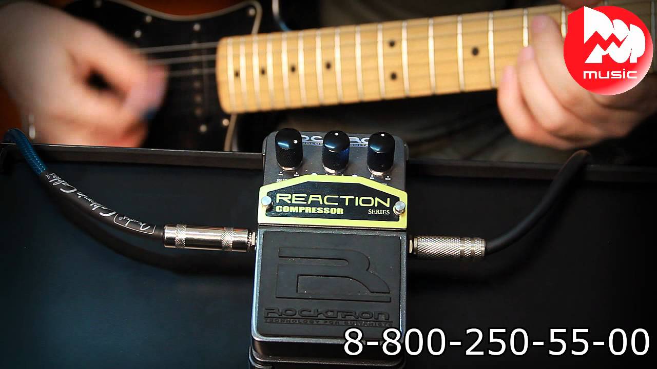Гитарный эффект ROCKTRON REACTION COMPRESSOR - YouTube