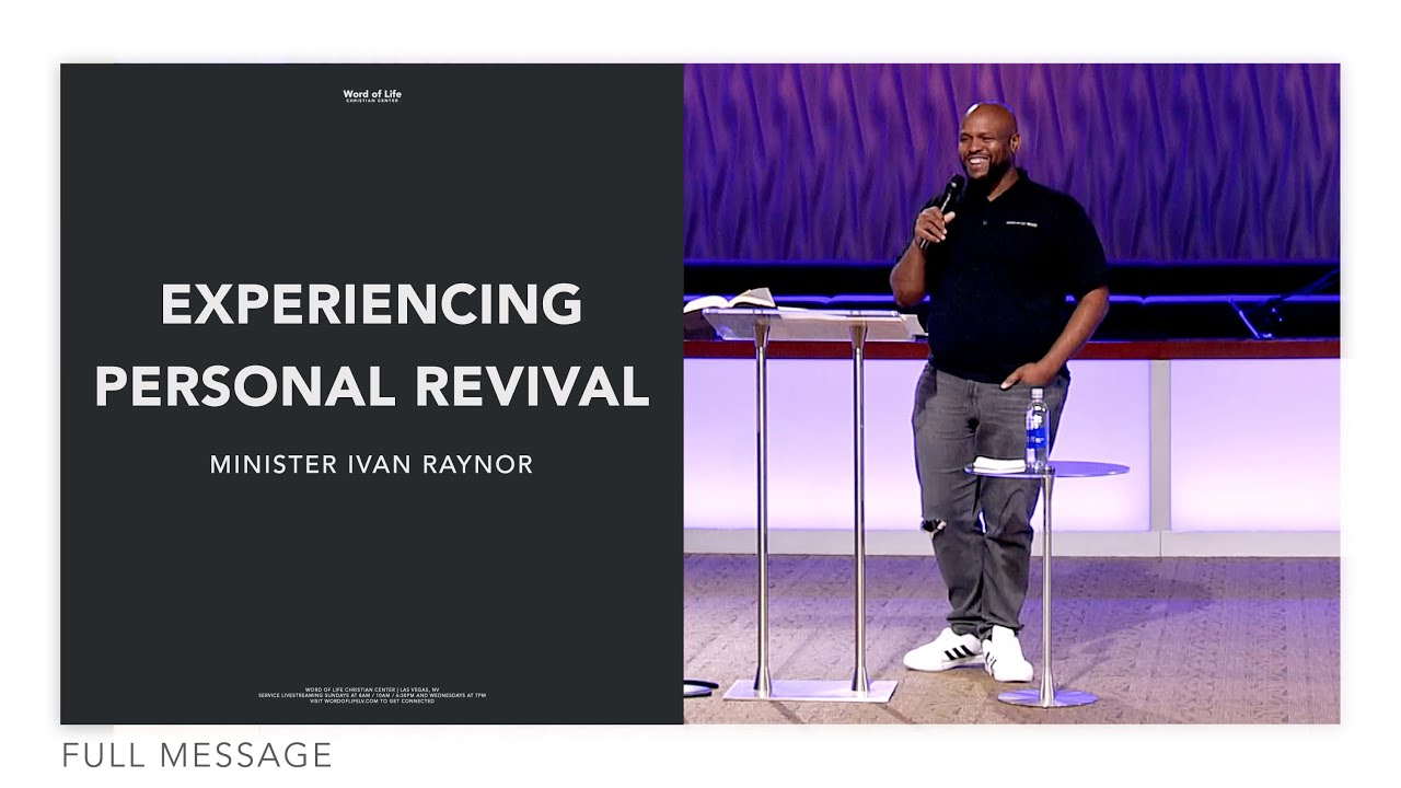 Experiencing Personal Revival | Minister Ivan Rayner - YouTube