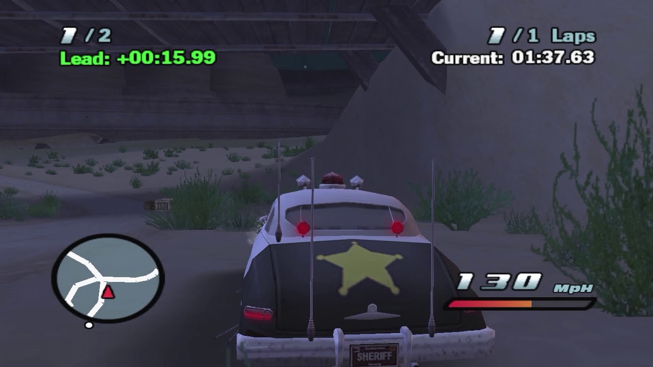 Cars: The Video Game - Sheriff Paint Job #1 (PC Gameplay) - YouTube
