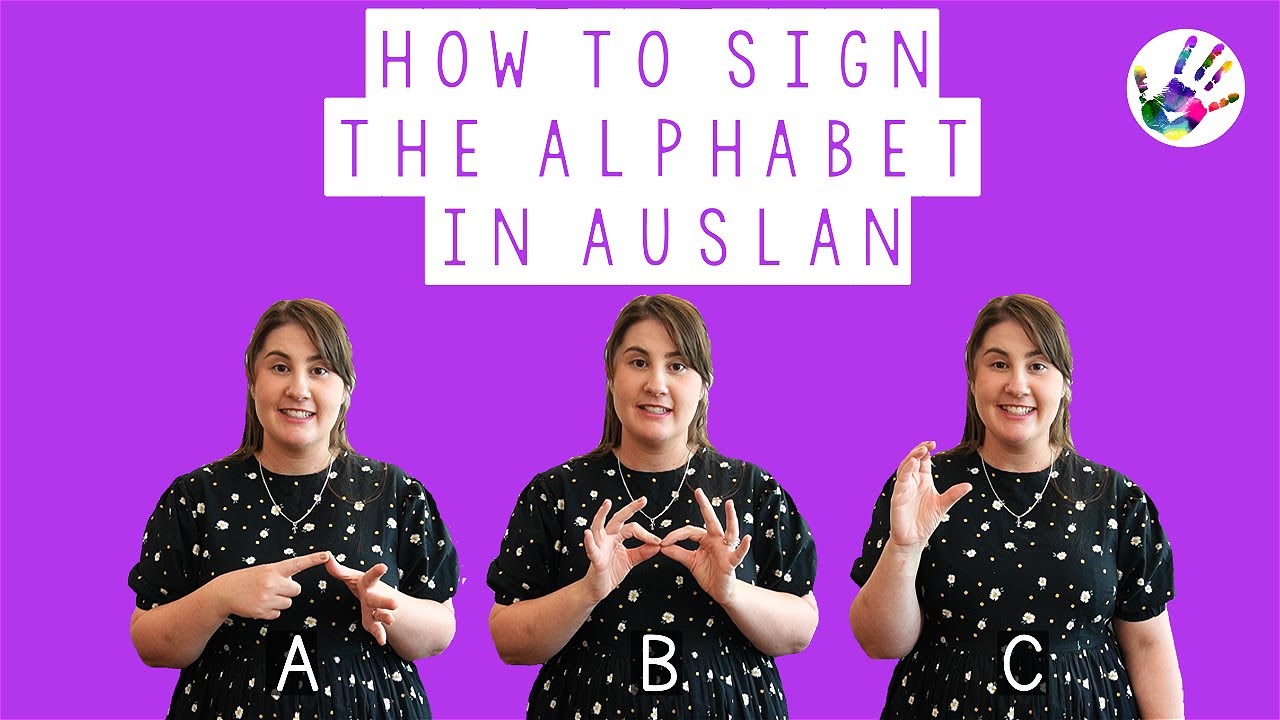 How to Sign the Alphabet in Auslan | SIGN WITH ME in Auslan and BSL ...