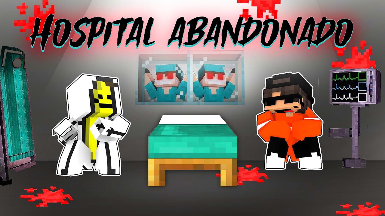 ENTRAMOS A UN HOSPITAL ABANDONADO A LAS 3:00 AM en MINECRAFT 😱 | Me dio ...