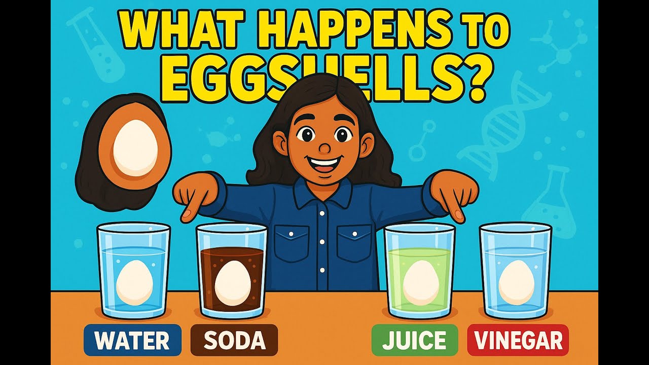 What Happens to Eggshells in Soda, Juice & Vinegar? | Science ...