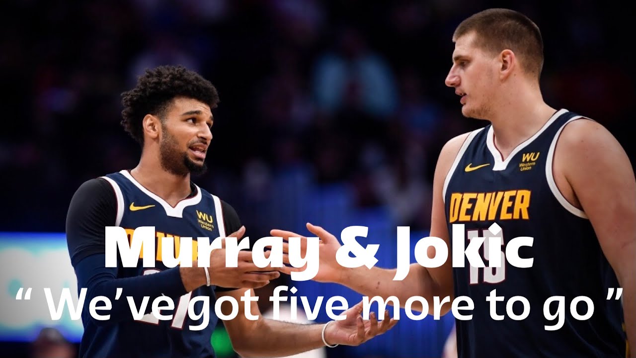 'We've got five more to go' - Murray eyes NBA Finals - YouTube