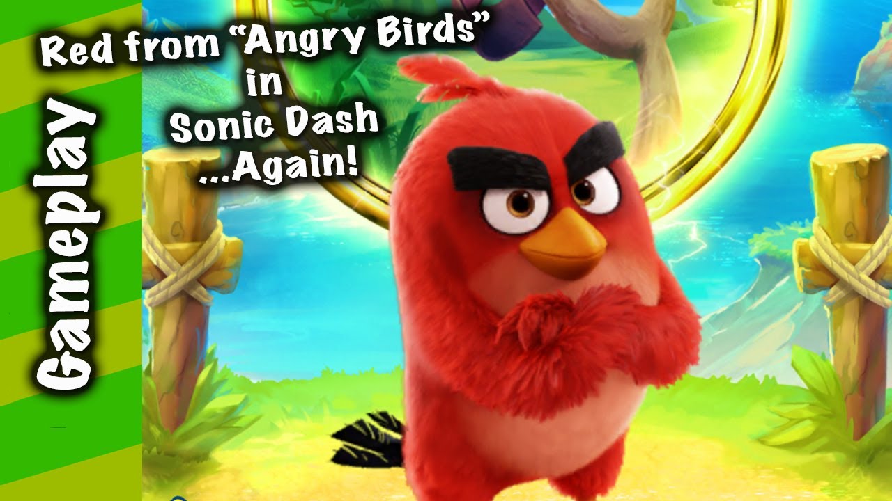 Sonic Dash - Red Angry Birds Event Gameplay - YouTube