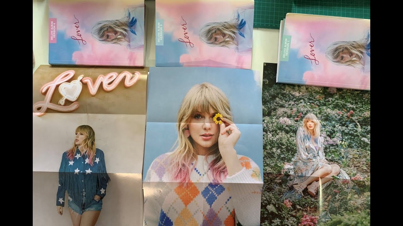 Taylor Swift | LOVER ALBUM UNBOXING | DELUXE EDITIONS - YouTube