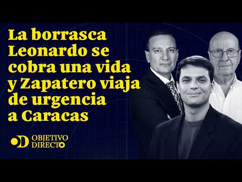 La borrasca Leonardo se cobra una vida y Zapatero viaja de urgencia a Caracas