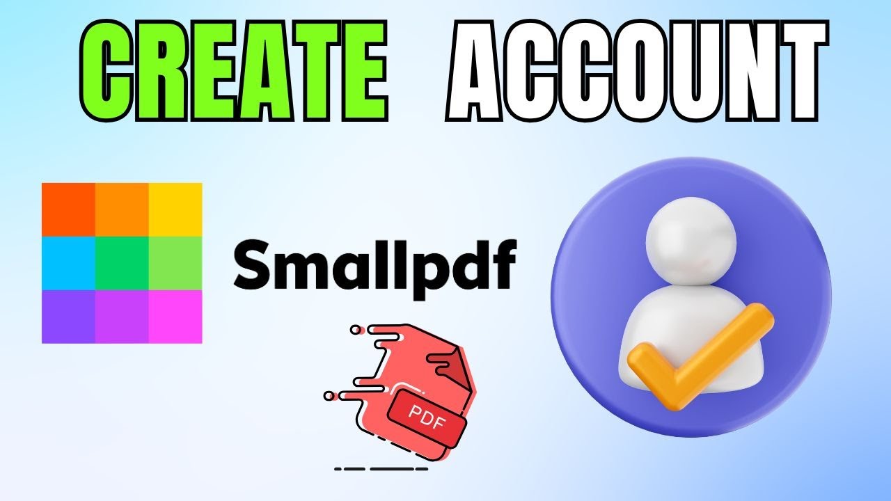 How to Create a Smallpdf account - YouTube