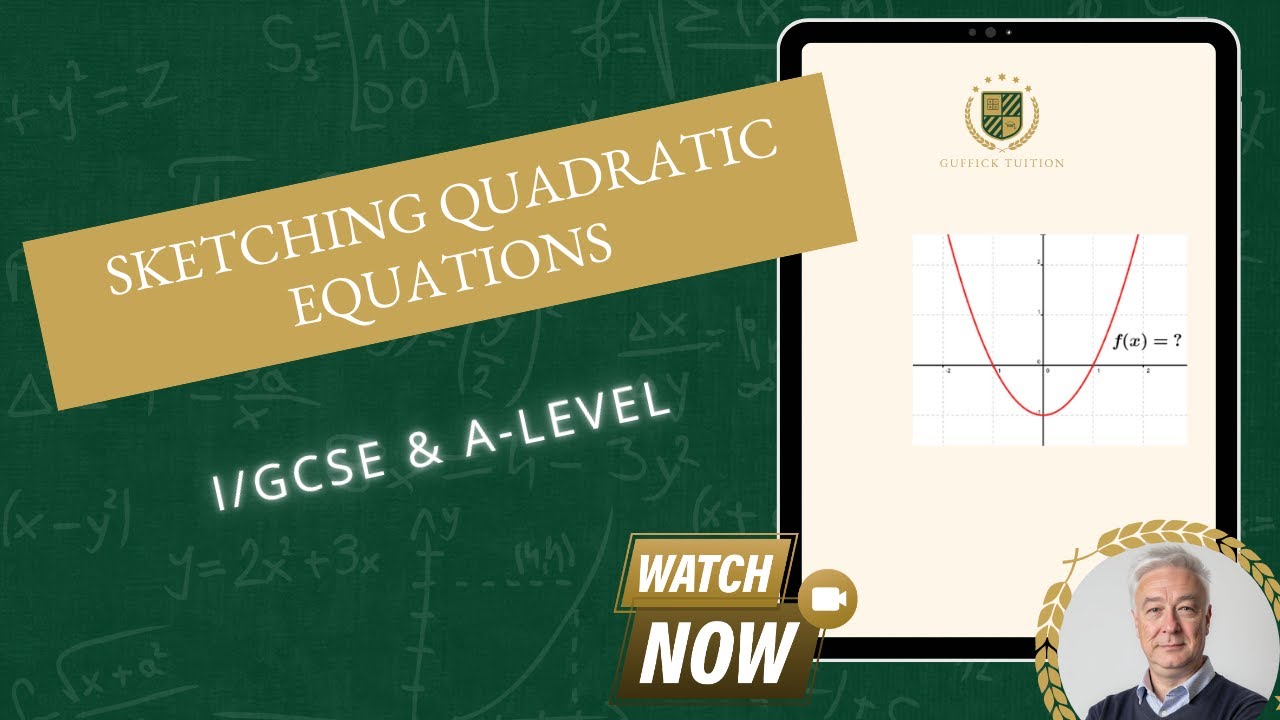 How To Sketch Quadratic Equations (GCSE & A-Level Maths) - YouTube