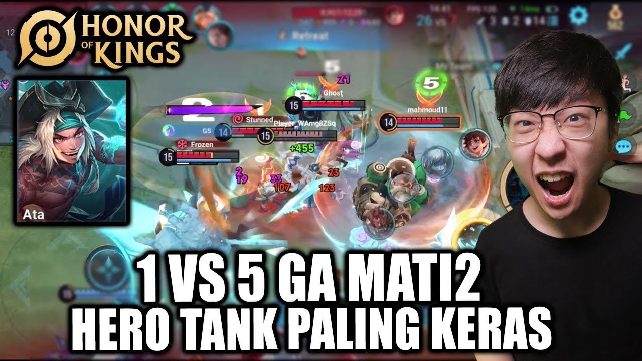 HERO TANK PALING KERAS DI HOK!! ATA 1 VS 5 GA BISA MODARR2!! BIKIN MUSUH AUTO UNIINSTALL!! - YouTube