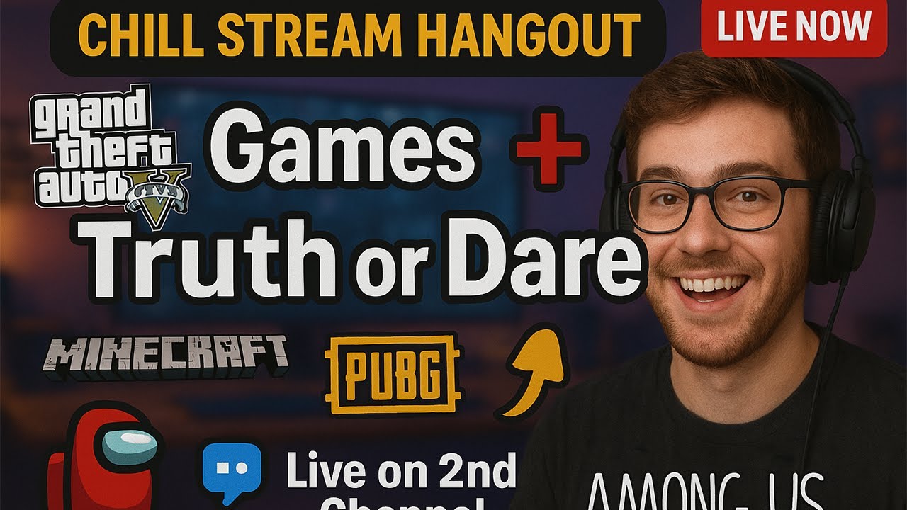 Chill Gaming Hangout + Dares You Can’t Skip 😱🔥 #LiveGaming #TruthOrDare ...