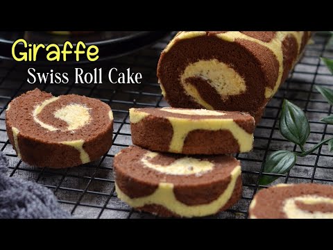 No Emusifier - Giraffe Swiss Roll Cake