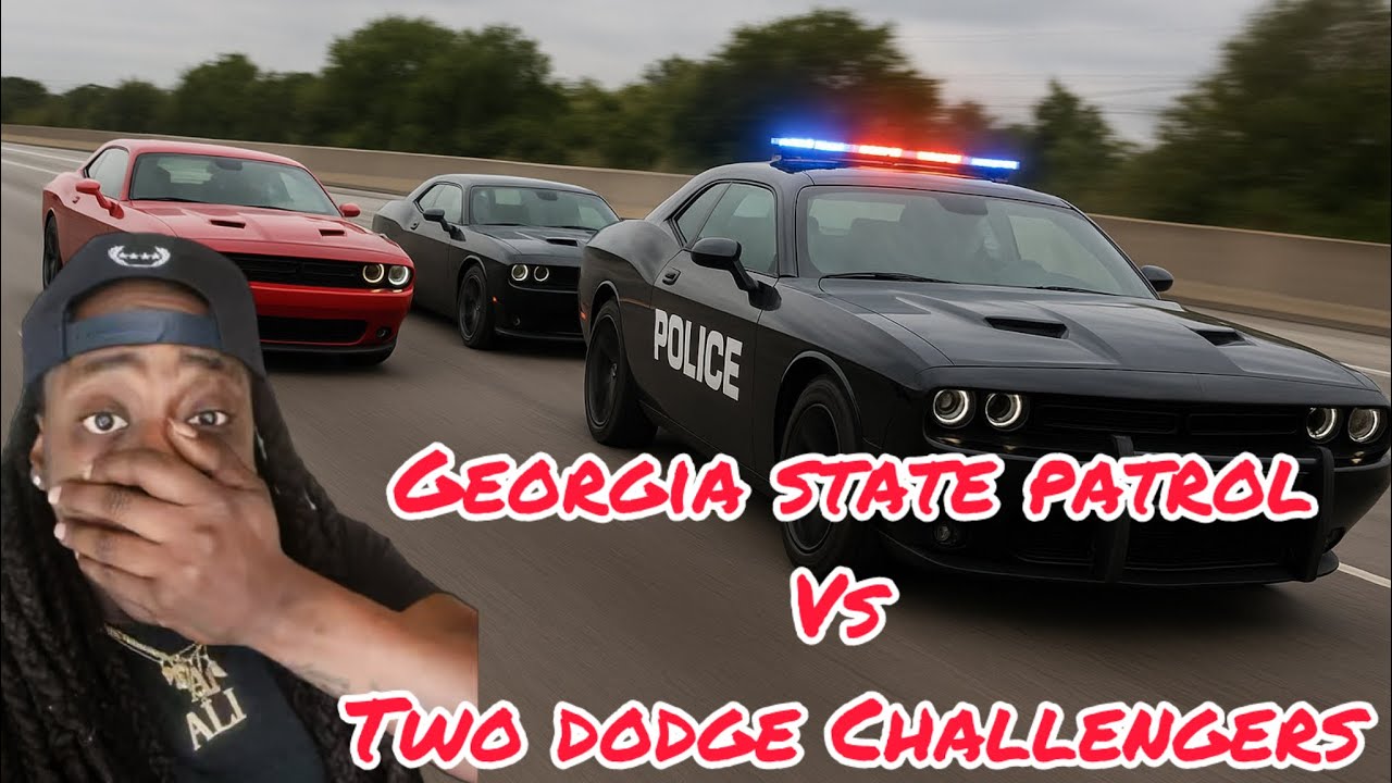 GSP chase two dodge challengers! - YouTube