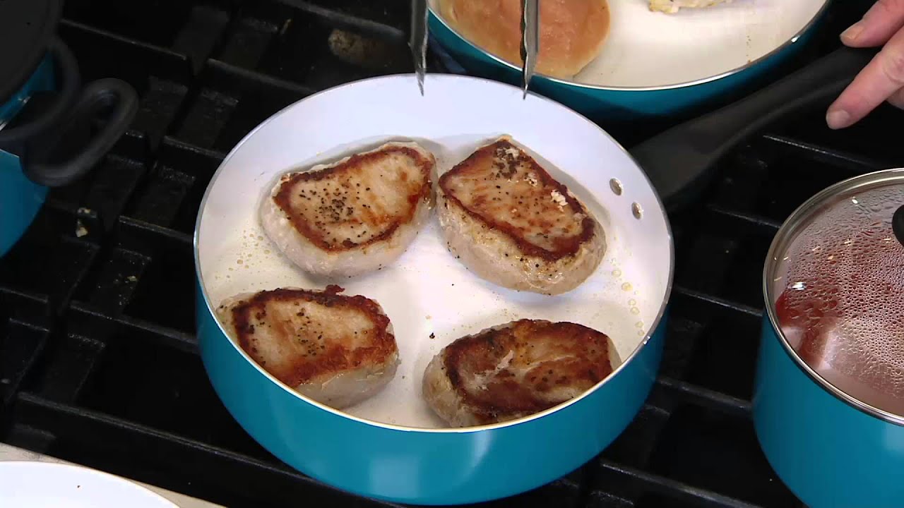 SilverStone CeramicNonstick 13-Piece Cookware Set on QVC - YouTube