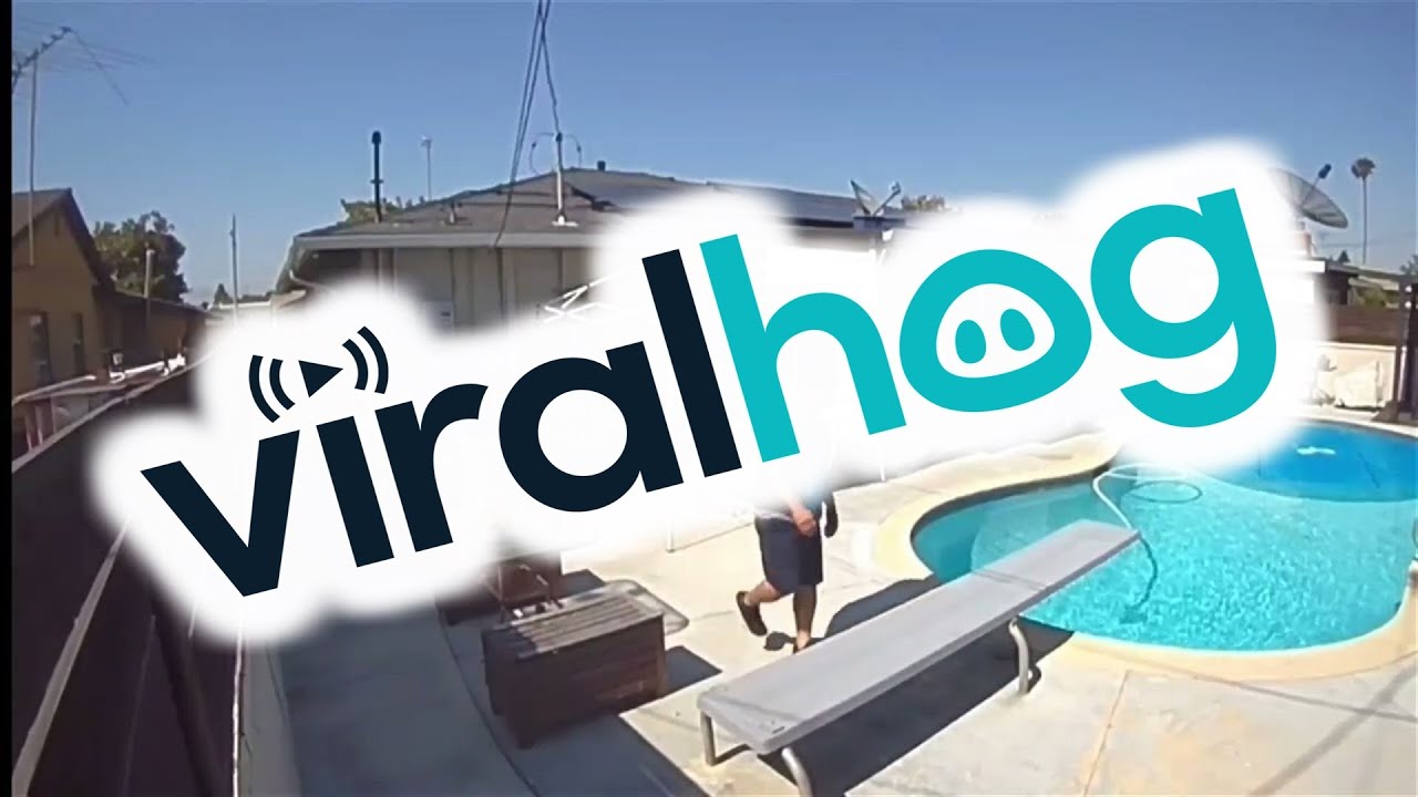 Amazon Delivery Driver Goes for a Swim || ViralHog - YouTube