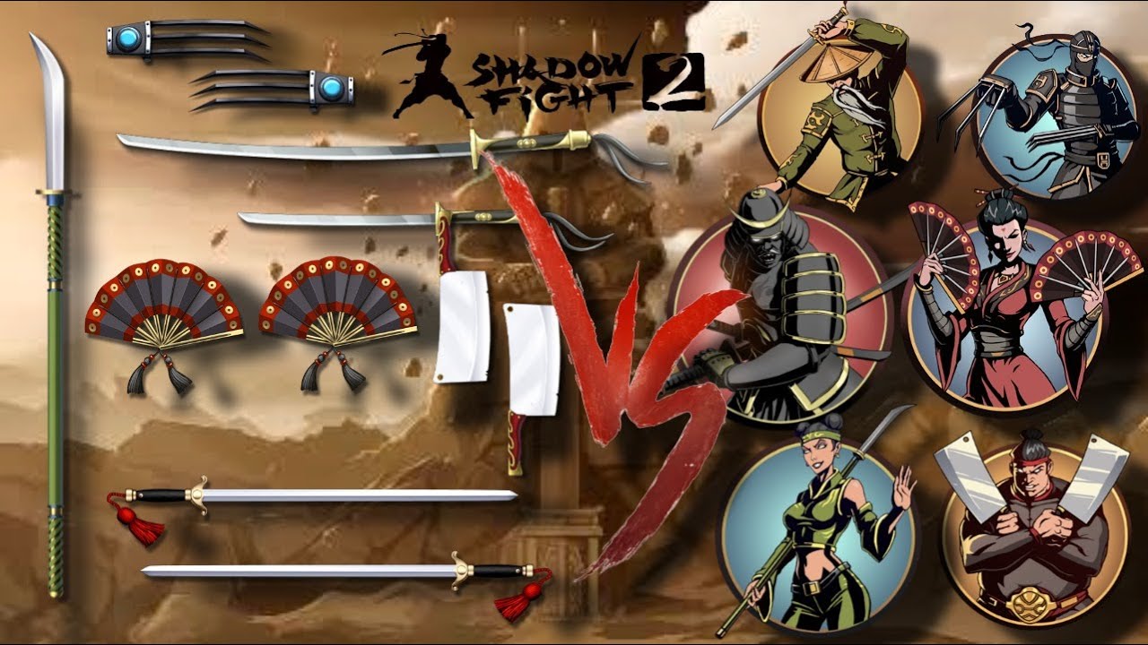 Shadow Vs All Bosses| All Boss Weapons vs Bosses || Shadow Fight ...