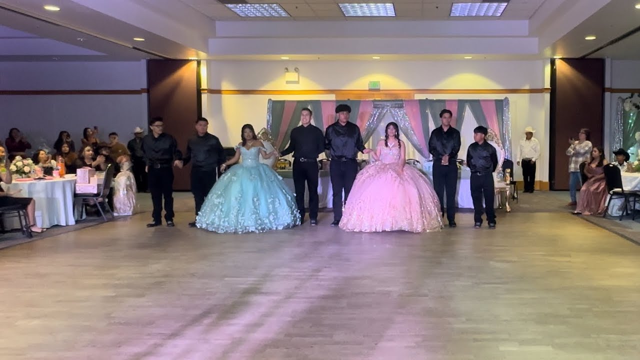 Presentación de nuestras Quinceañeras Elisa y Jazmin y sus Chambelanes ...