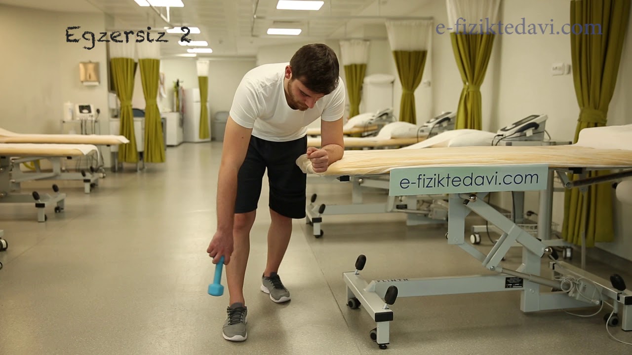 Omuz Codman (Sarkaç) Egzersizleri | Codman (Pendulum) Exercises for ...