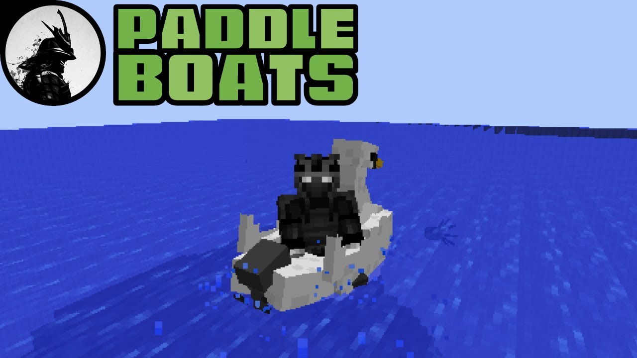 Minecraft: Mods 1.7.10 - Paddle Boats - YouTube