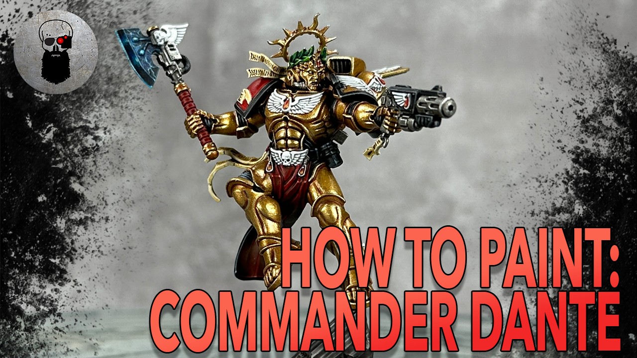 Contrast+ How to Paint: Commander Dante of the Blood Angels - YouTube