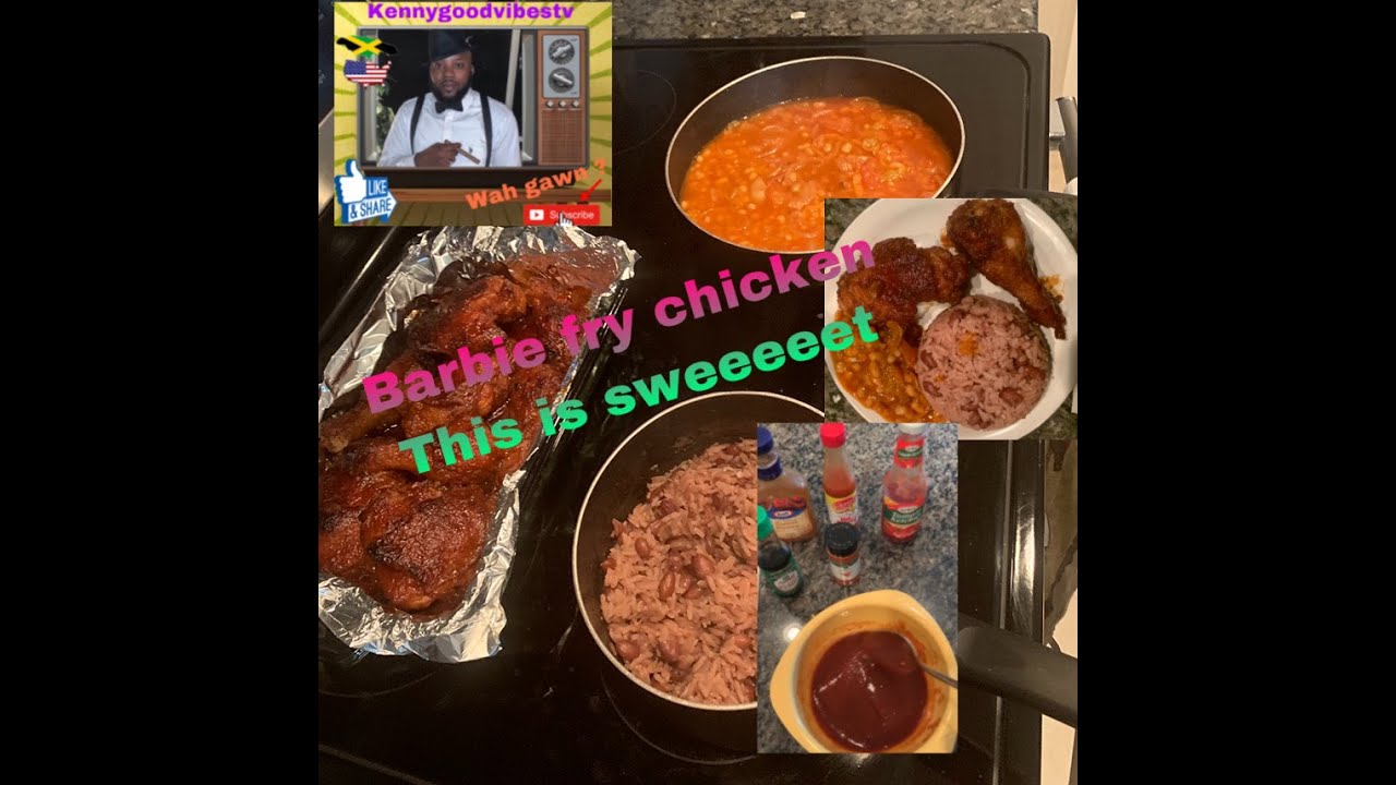 How to make Barbie fry chicken .My Jamaican style. - YouTube
