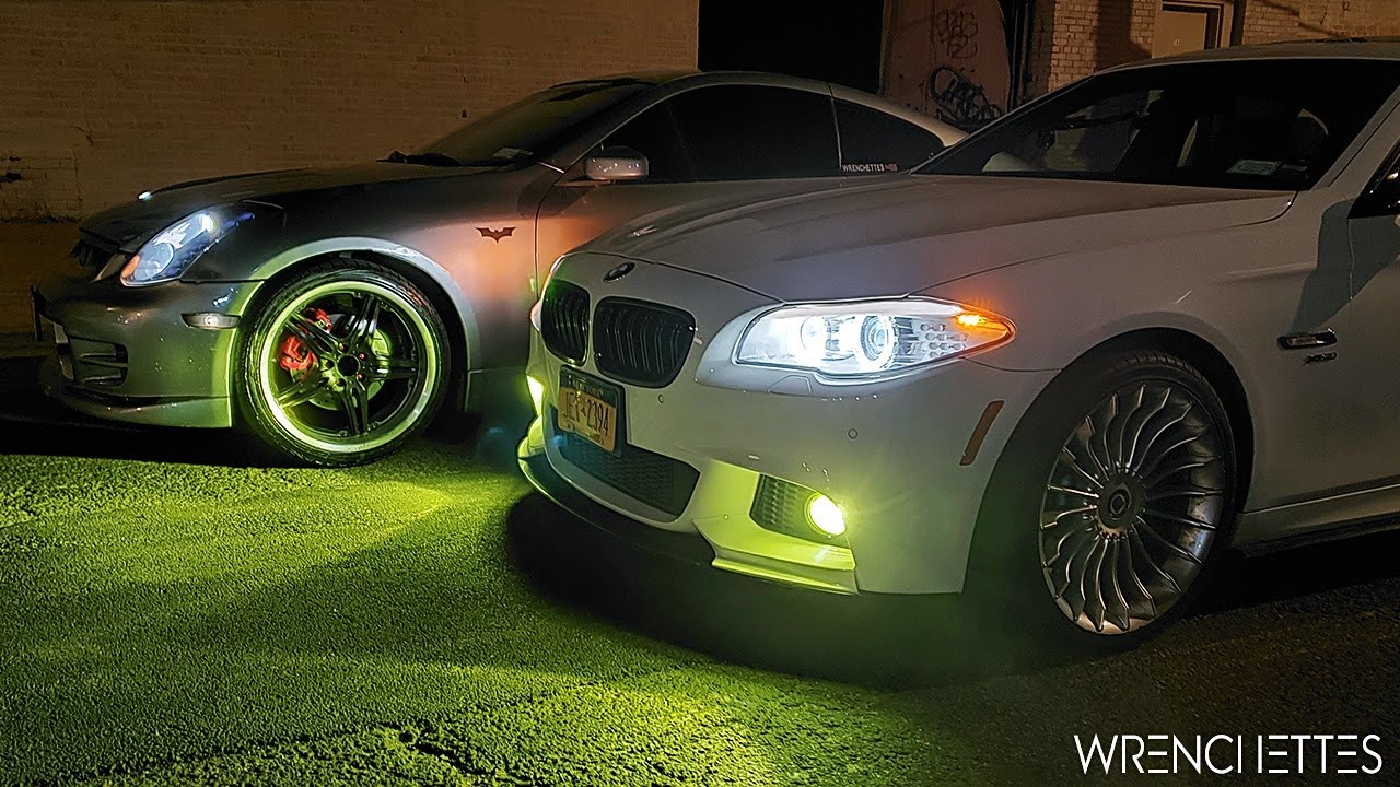 BMW 535i Xdrive Vs infiniti G35 Coupe AT | Street Racing - YouTube