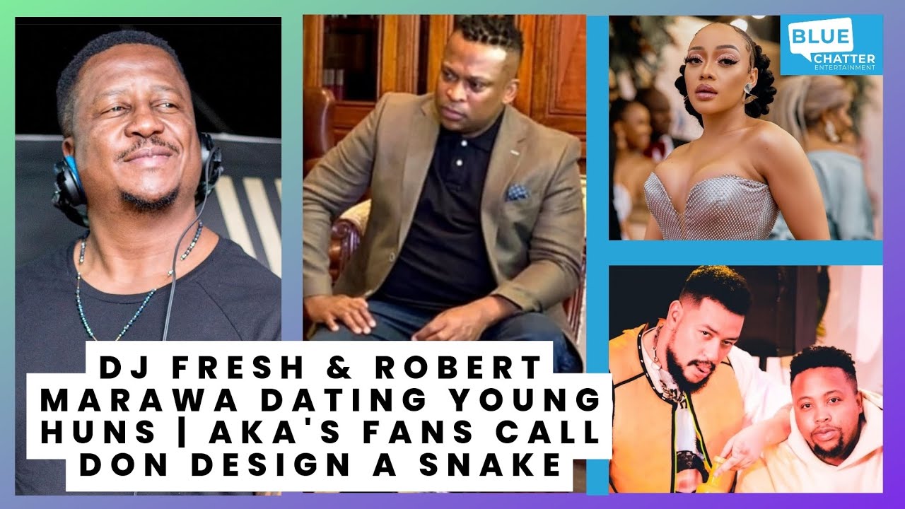 Dj fresh & Robert Marawa score young huns | AKA's fans call Don design ...