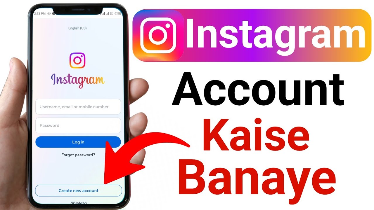 Instagram ki id kaise banaye | How to create Instagram account - YouTube