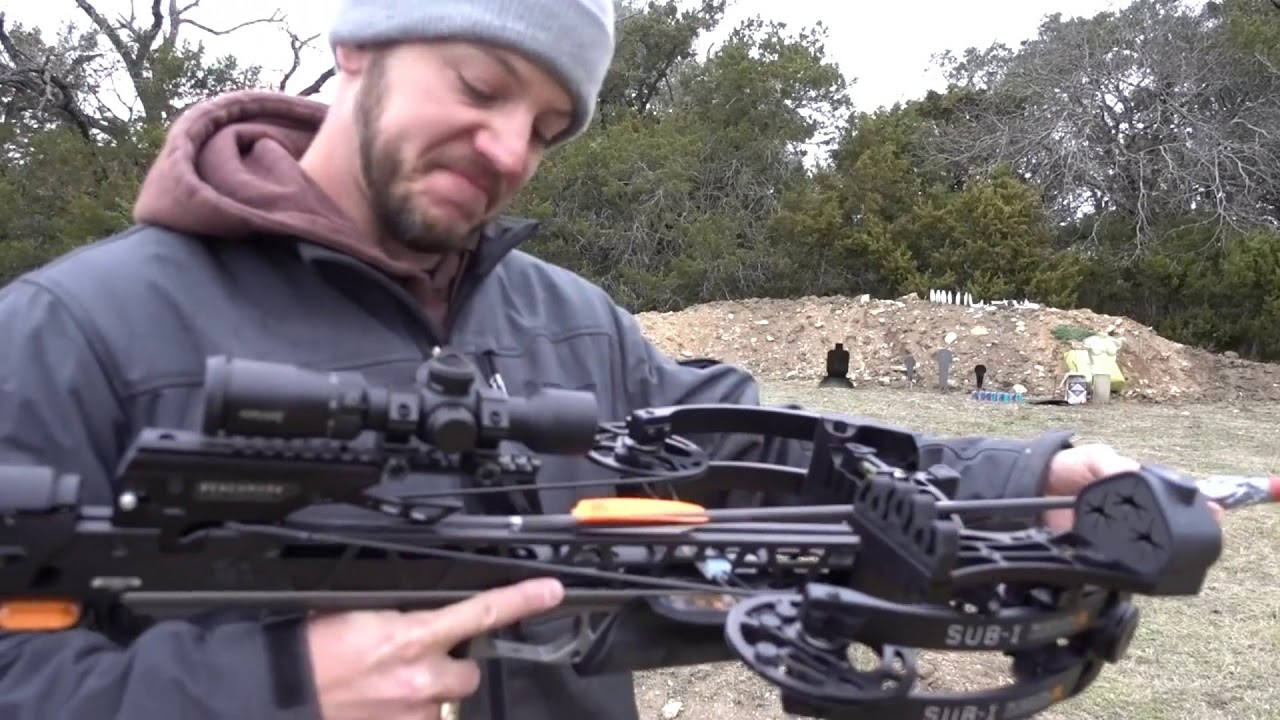 Shotgun bullet from crossbow (DemolitionRanch) - YouTube