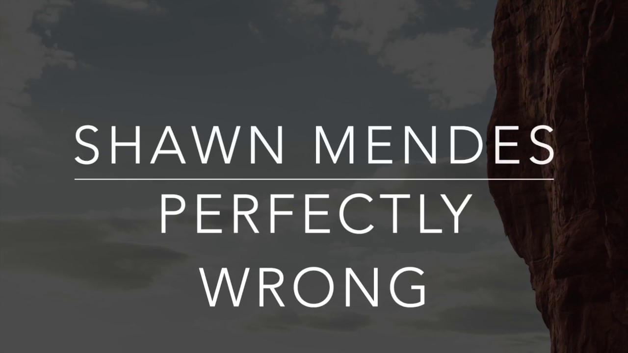 Shawn Mendes - Perfectly Wrong (Lyrics/Tradução/Legendado)(HQ) - YouTube