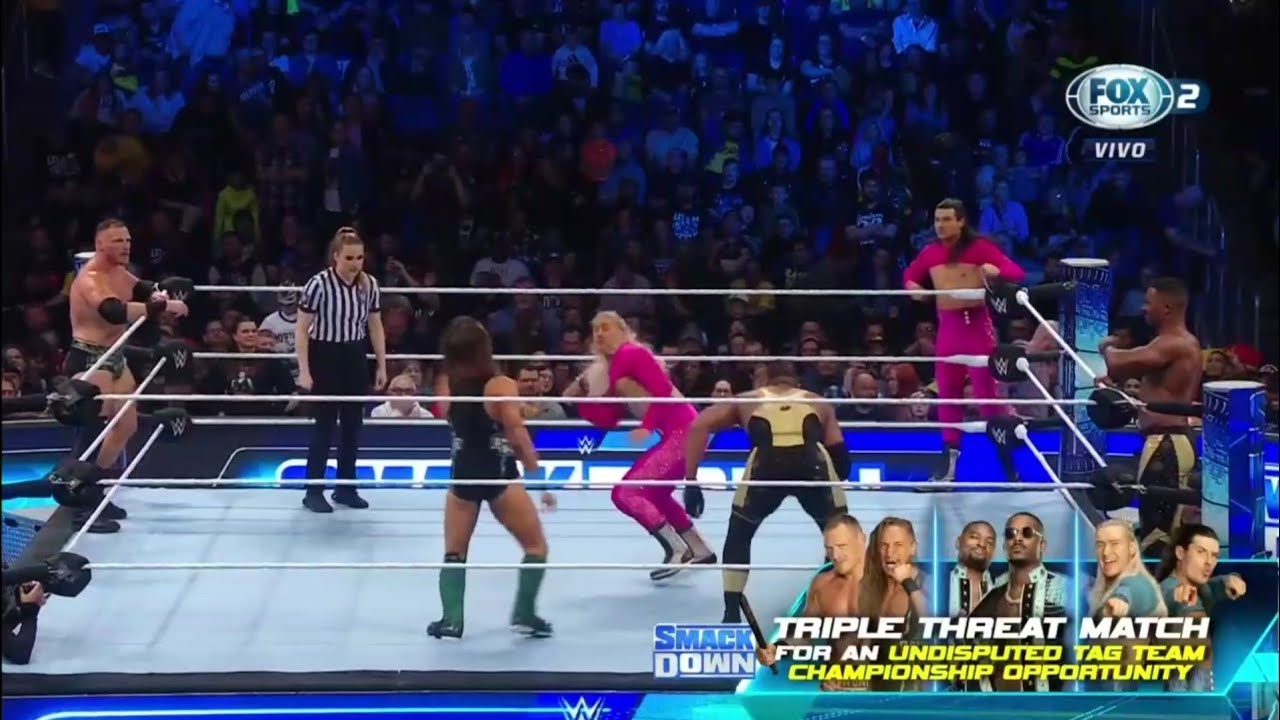 The Street Profits Vs Pretty Deadly Vs The Brawling Brutes - WWE ...