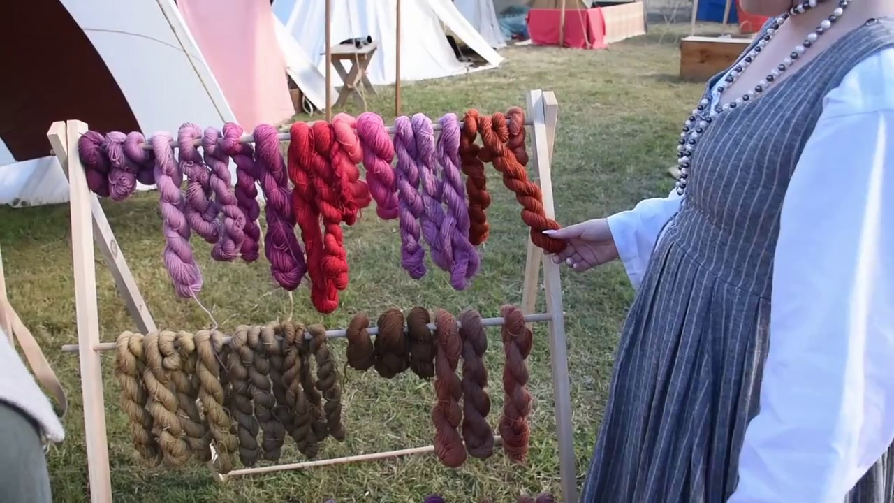 What colours can you make with naturally dyed wool? - YouTube