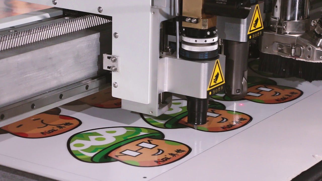 PVC KT board oscillating knife CCD camera digital cutting machine-Jinan ...