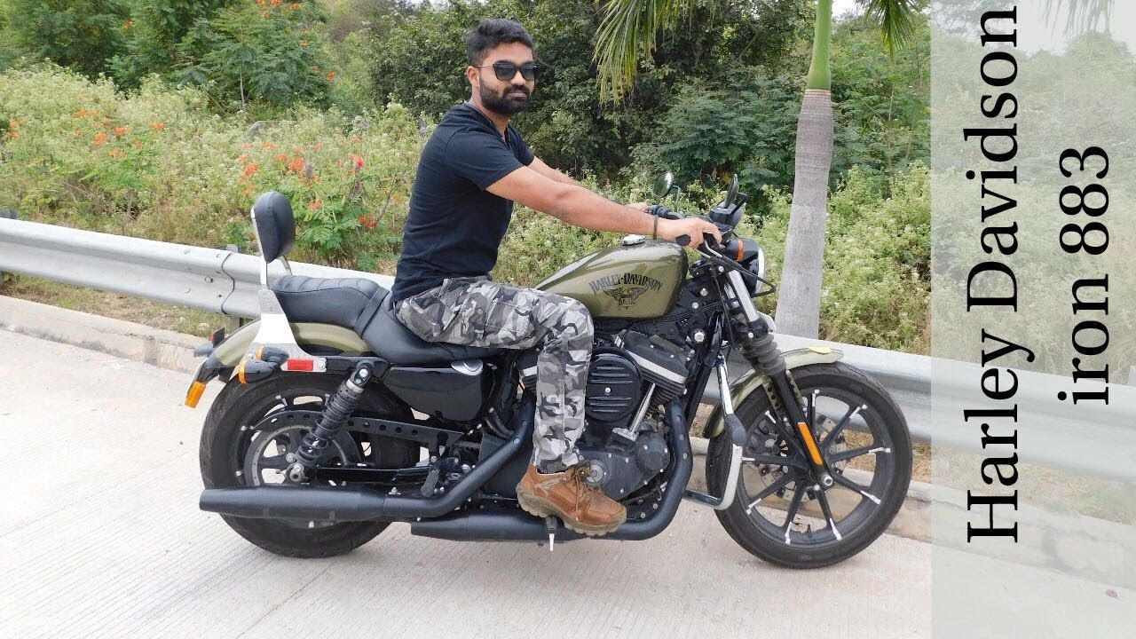 Rider Review on Harley Davidson iRON 883 & Specification - YouTube