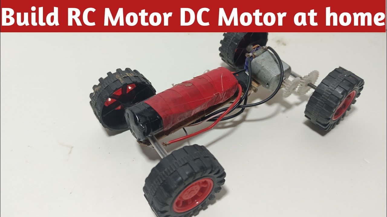 DIY RC Motor DC Motor and Battery Cube Easy to make - YouTube