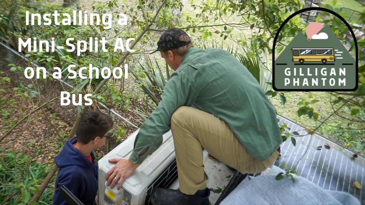 How We Mounted a Mini Split AC (Air Conditioner) on the Back of Our ...