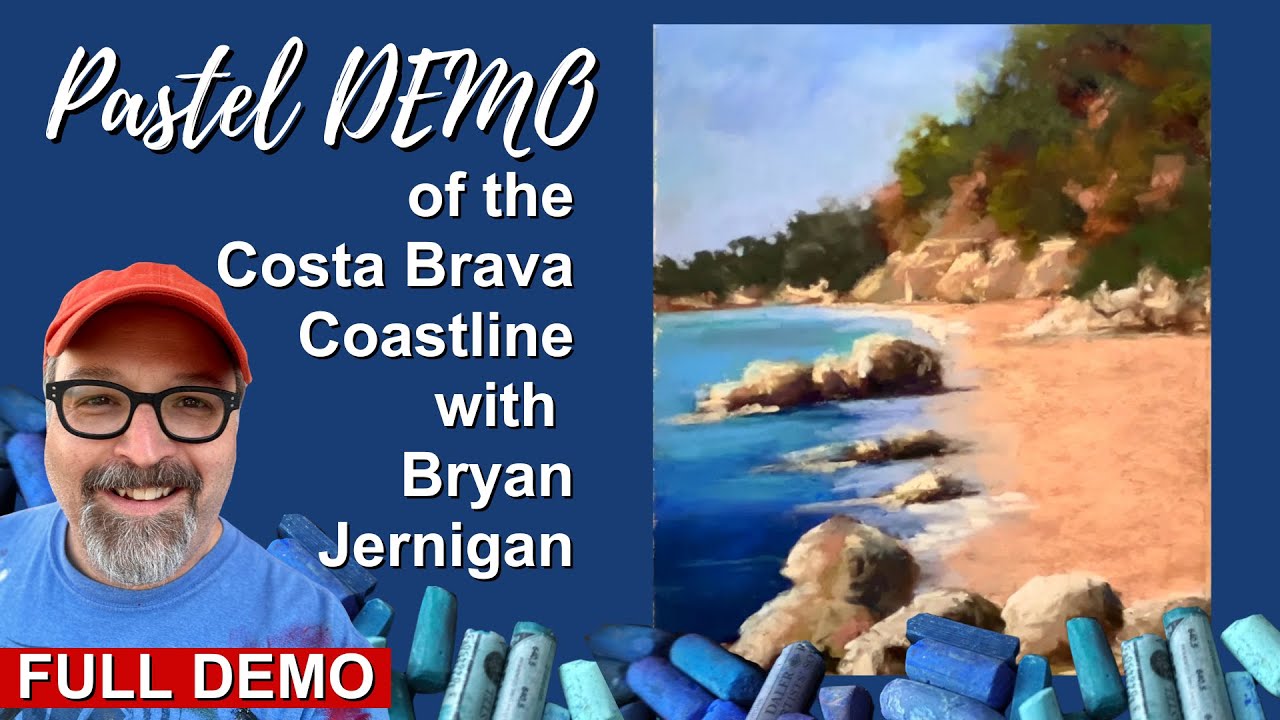 Pastel Demo of the Costa Brava coastline with Bryan Jernigan - YouTube