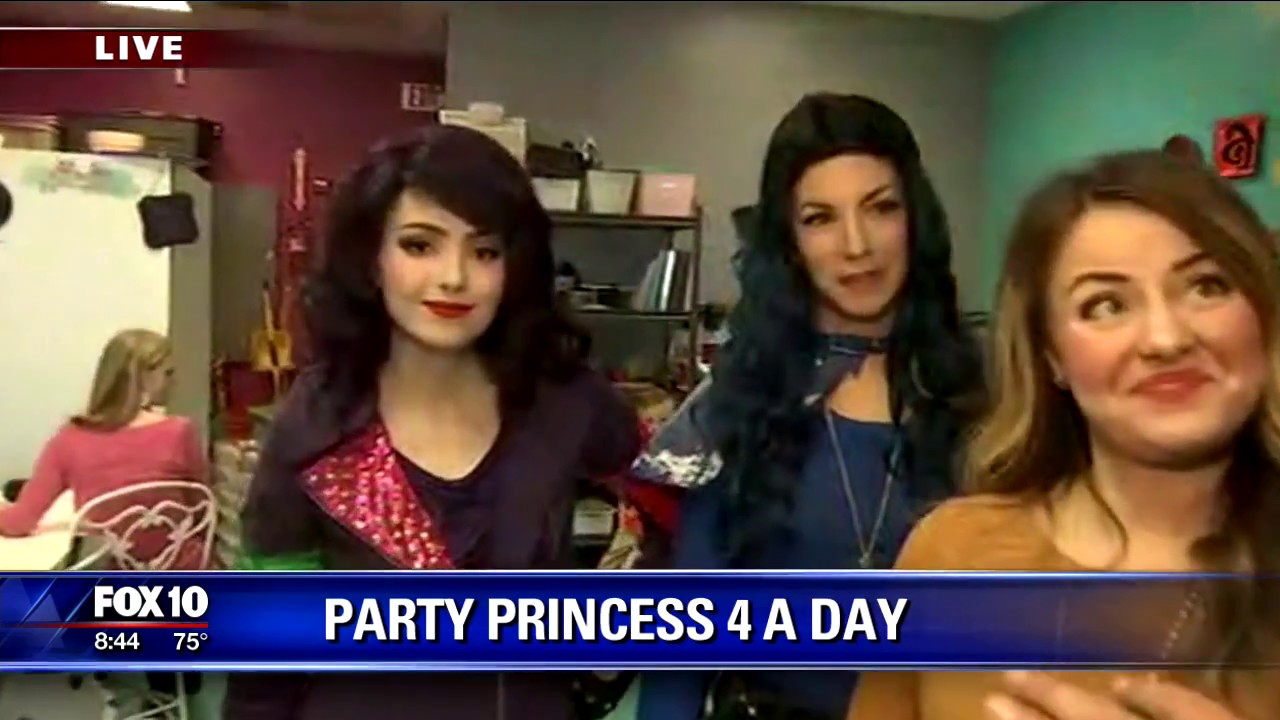 Party Princess 4 a Day - FOX 10 AZ Morning Show - YouTube
